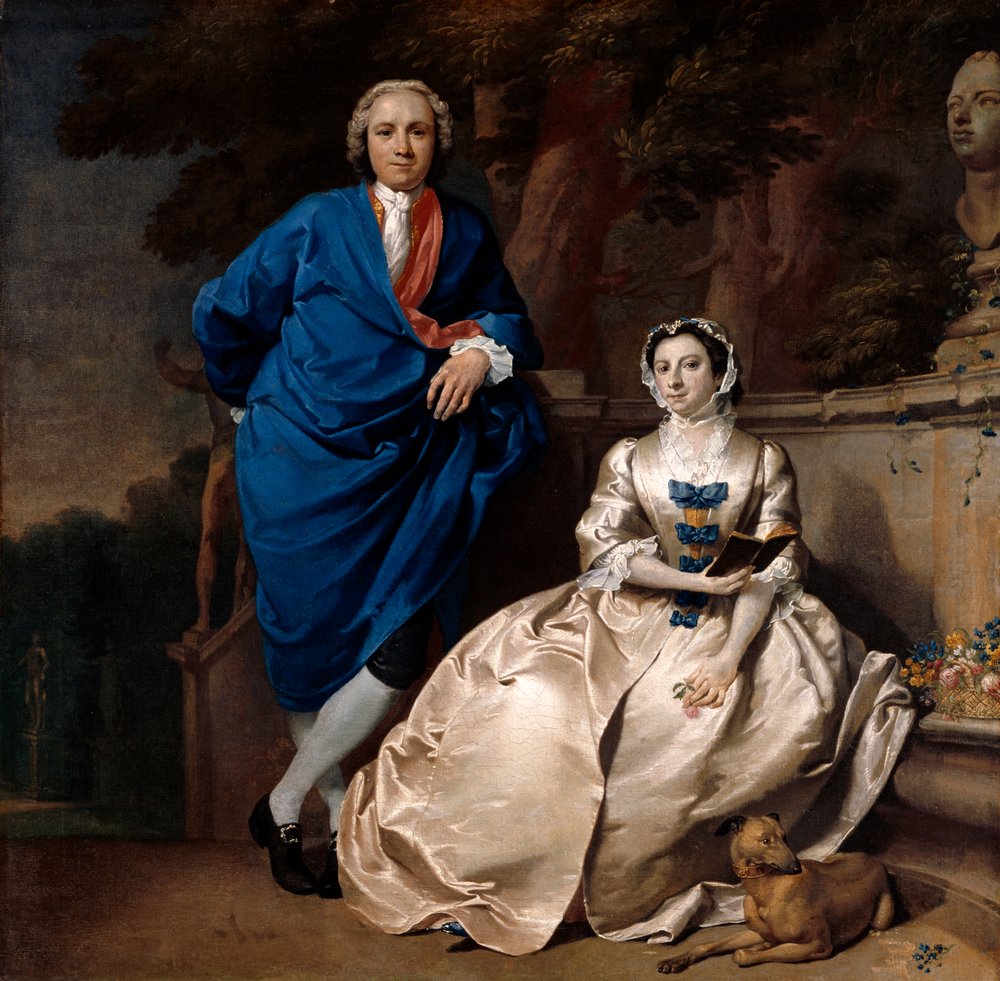 Portrait of George Michael Moser and his wife, Mary Guynier