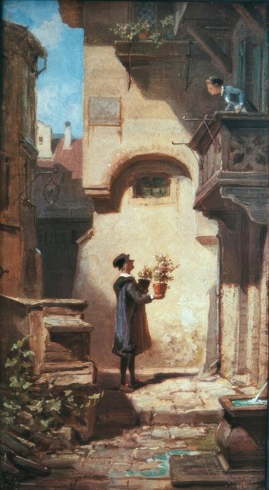 The Well-Wisher by Carl Spitzweg: Buy fine art print