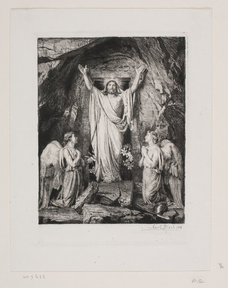The Resurrection of Christ by Carl Bloch: Fine art print