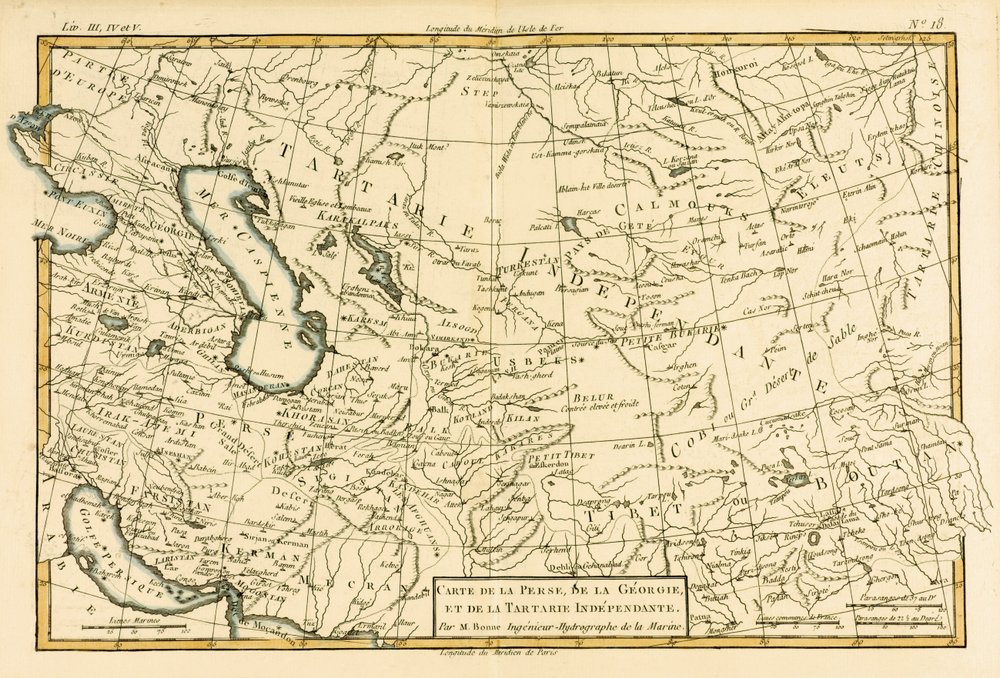 Persia, Georgia and Independent Tartary, from 'Atlas de Toutes les ...