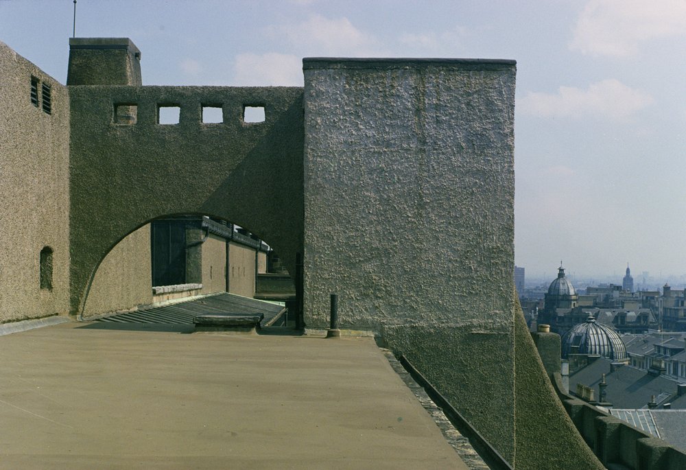 View of a Roof Arch from the West