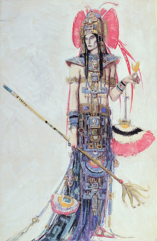 Costume Design for 'Montezuma', from the Operetta by Cecil Lewis