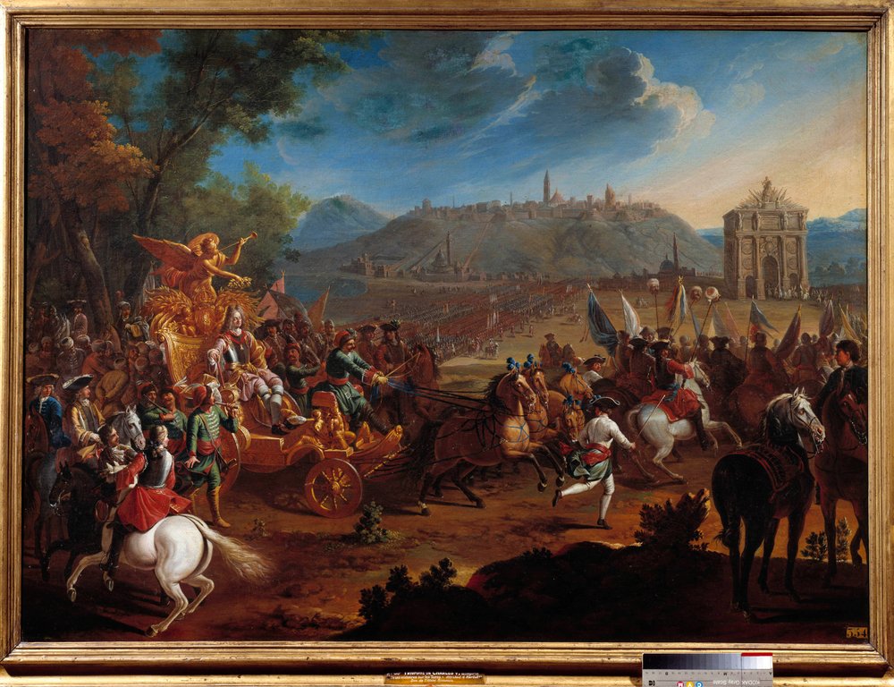 Triumph of Charles V, Duke of Lorraine (1643-1690) in his victory over ...