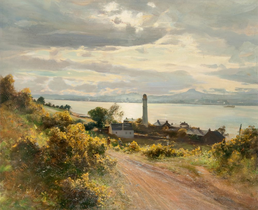 Dundee from Tayport by Charles Louis Mitchell