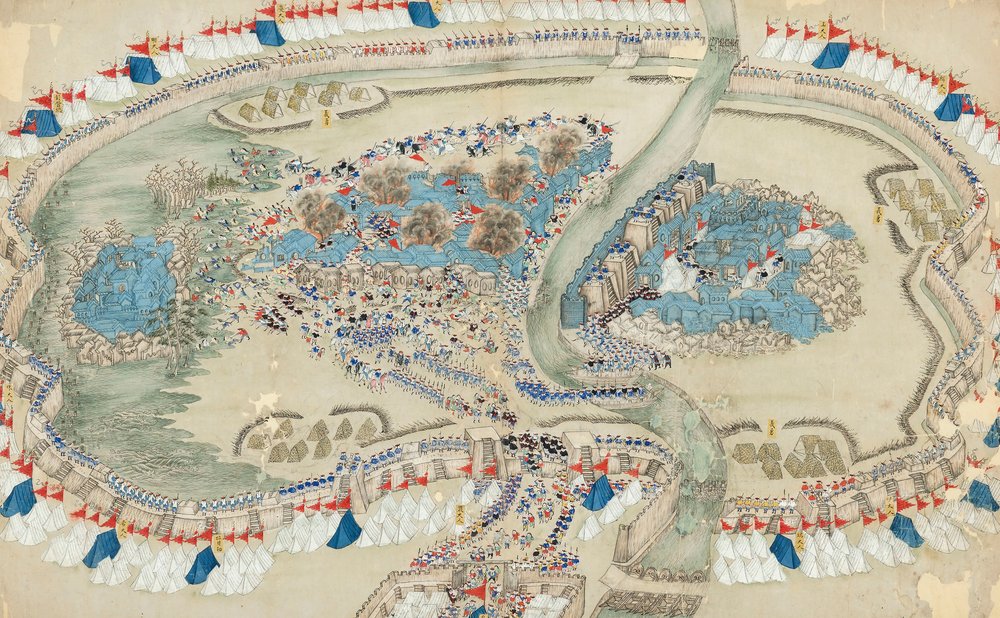 The Taiping Rebellion by Chinese Master.: Fine art print