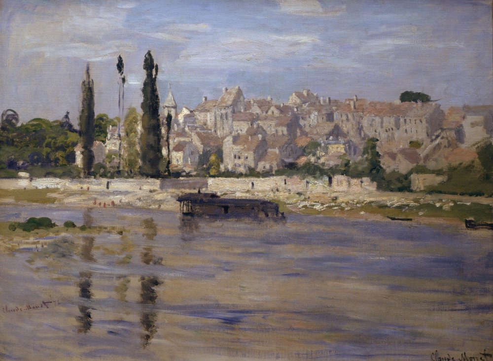 Carrieres-Saint-Denis, 1872 by Claude Monet: Fine art print