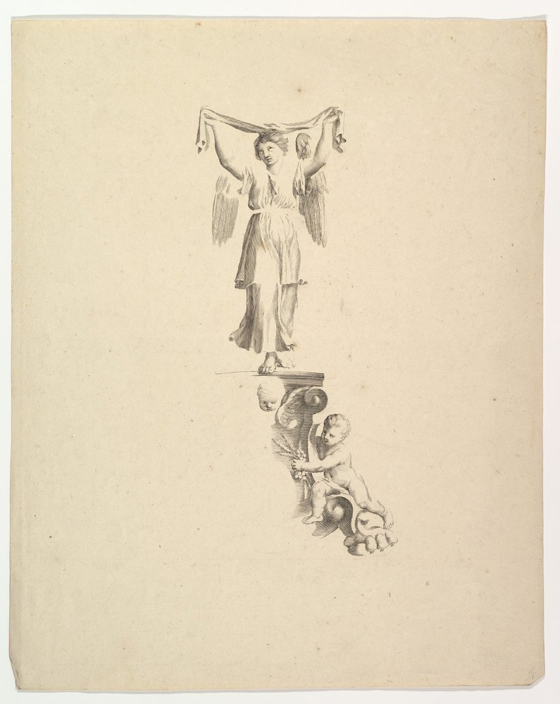 Statue of an Angel by Claude Mellan: Buy fine art print