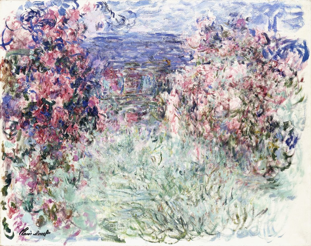 The House among the Roses by Claude Monet: Fine art print