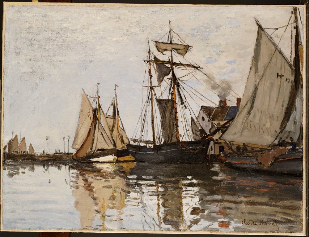The Port of Honfleur by Claude Monet: Buy fine art print