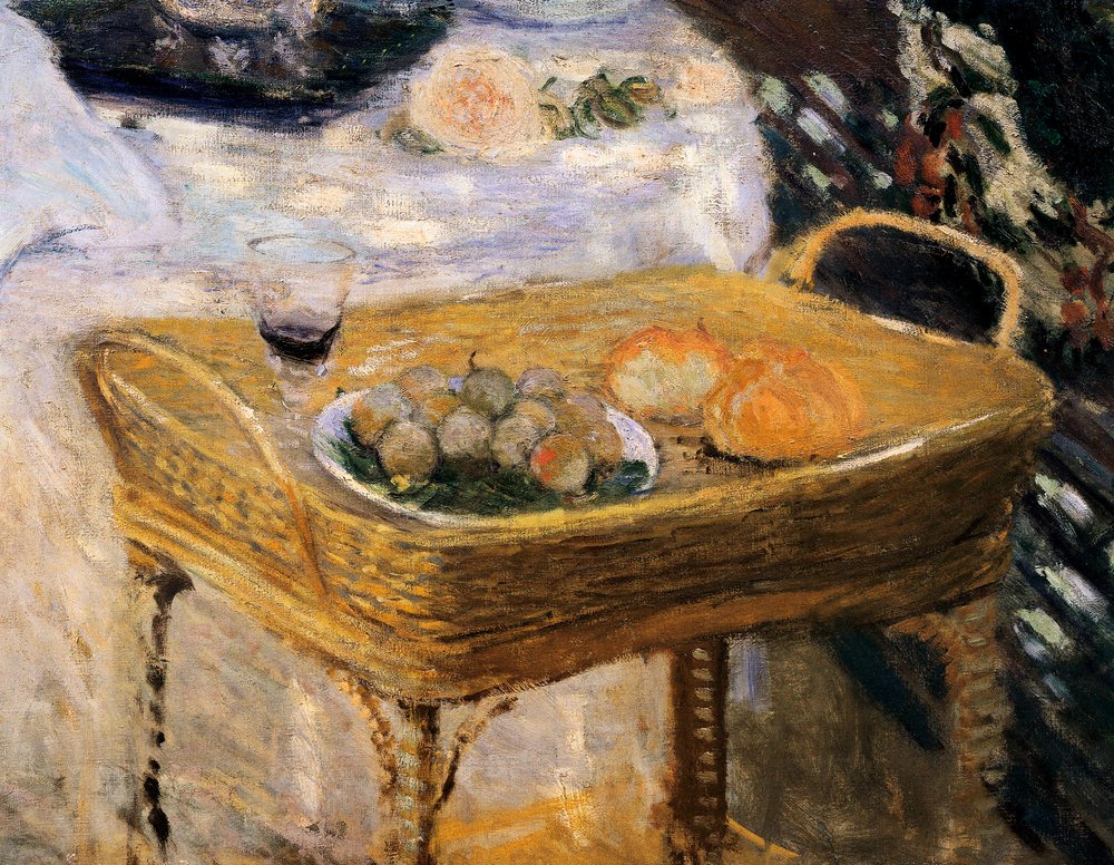 The Lunch, Decorative Panel Showing the Garden of Monet in Argenteuil ...