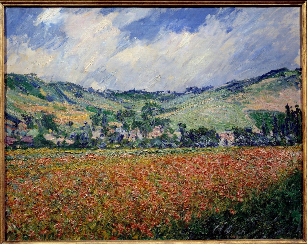 The Poppy Field by Claude Monet: Buy fine art print
