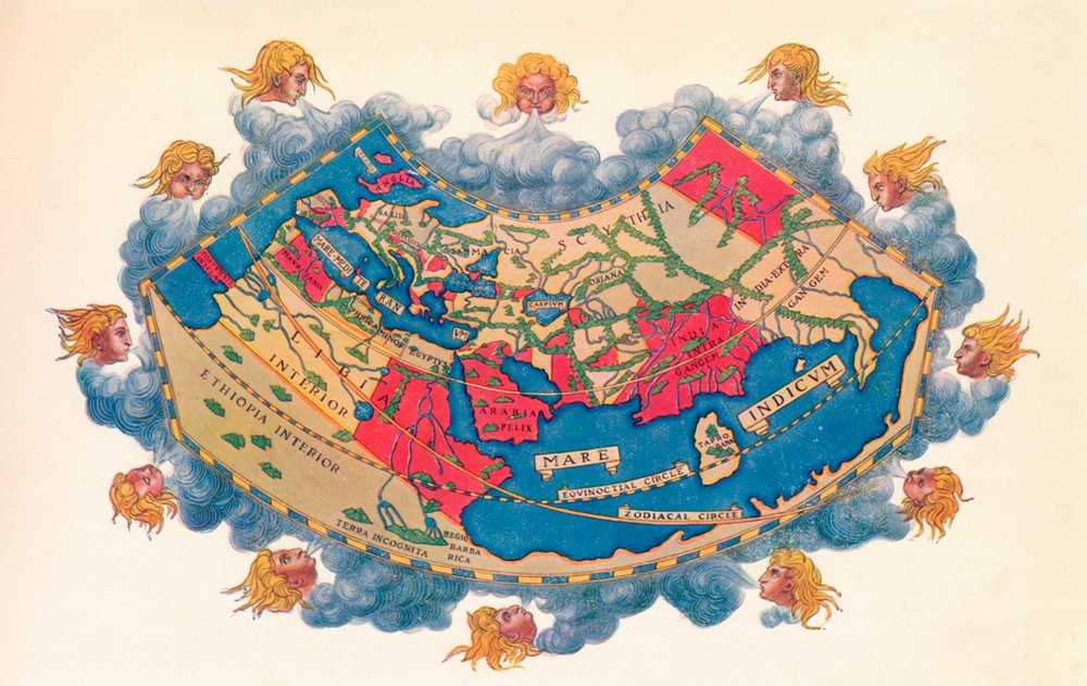 Ptolemy's Map of the World c. A.D. 150, 1912