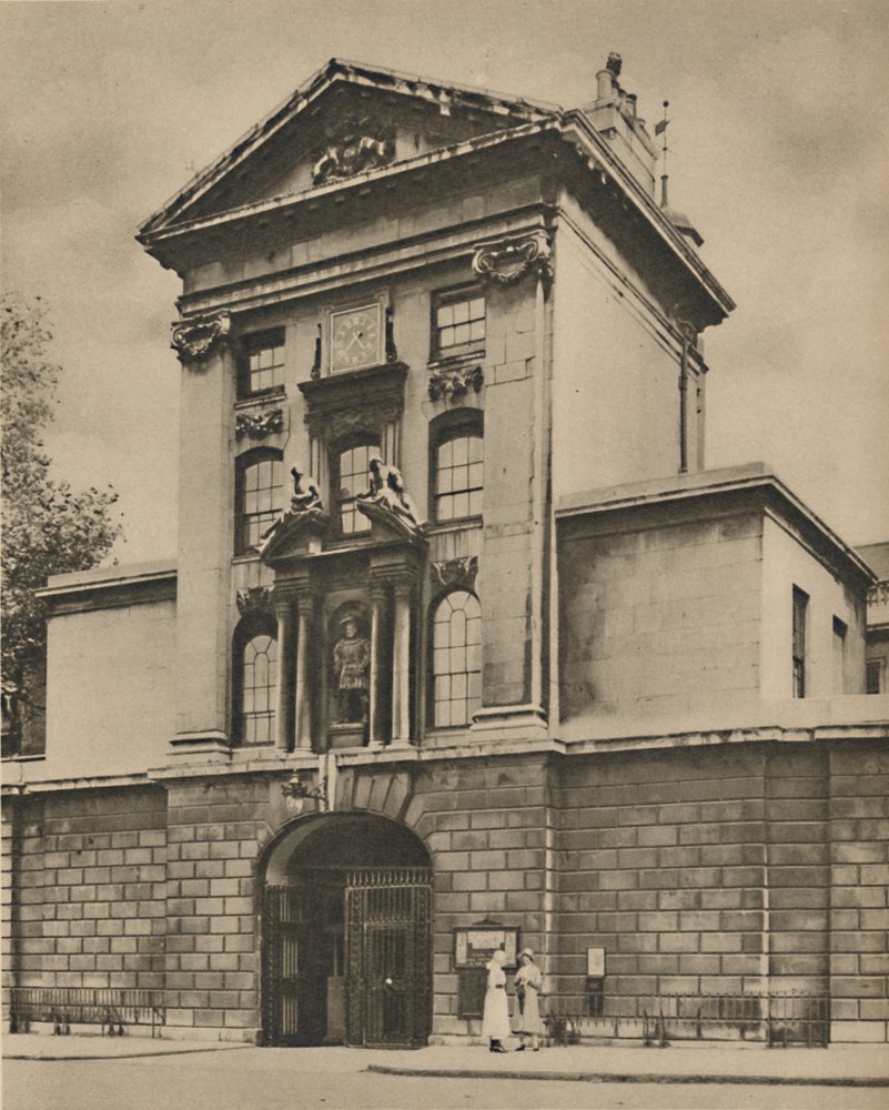 Main Gate of St. Bartholomew's, London's Oldest Hospital