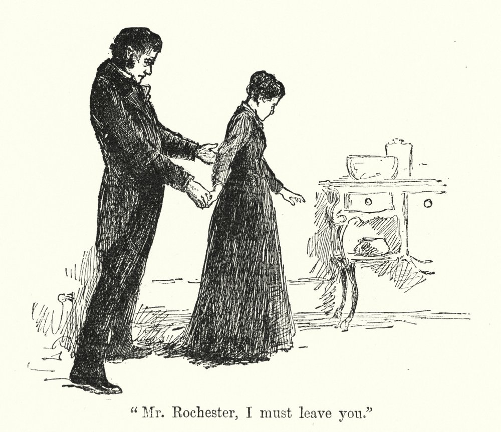 Illustration for Jane Eyre by Charlotte Bronte