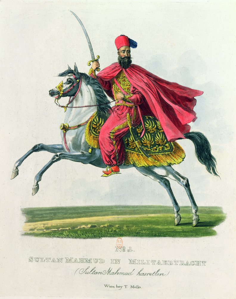 Sultan Mahmud II by Eduard Gurk: Buy fine art print