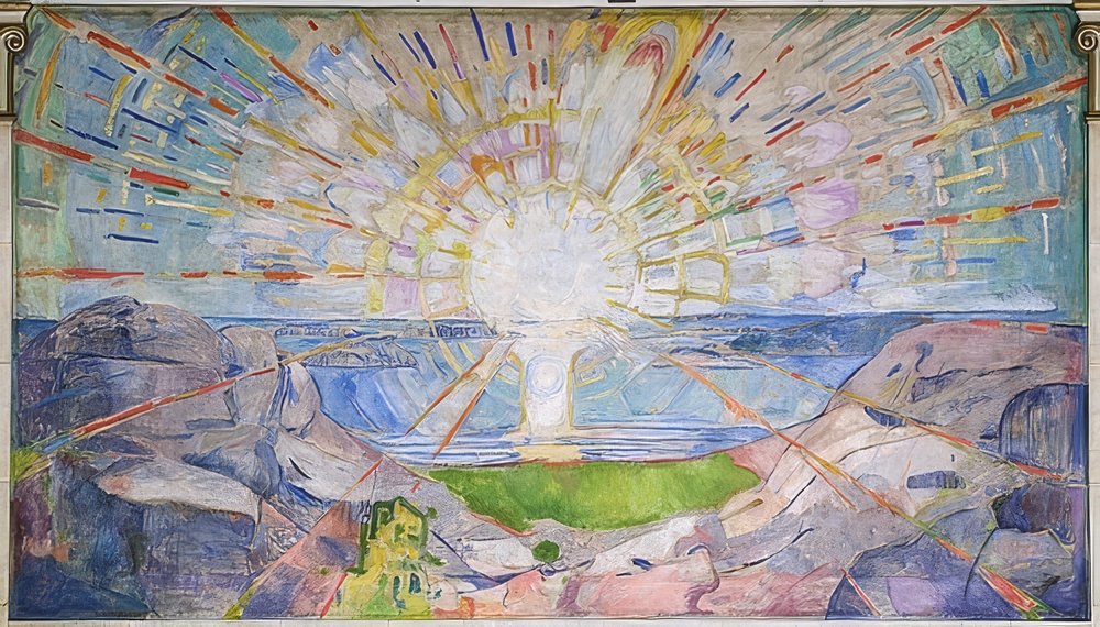 The Sun by Edvard Munch: Highest-quality art reproduction