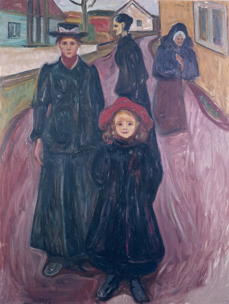 Four Ages of Life by Edvard Munch: Buy fine art print