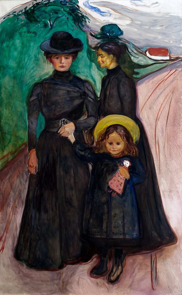 The Family by Edvard Munch: Highest-quality art reproduction