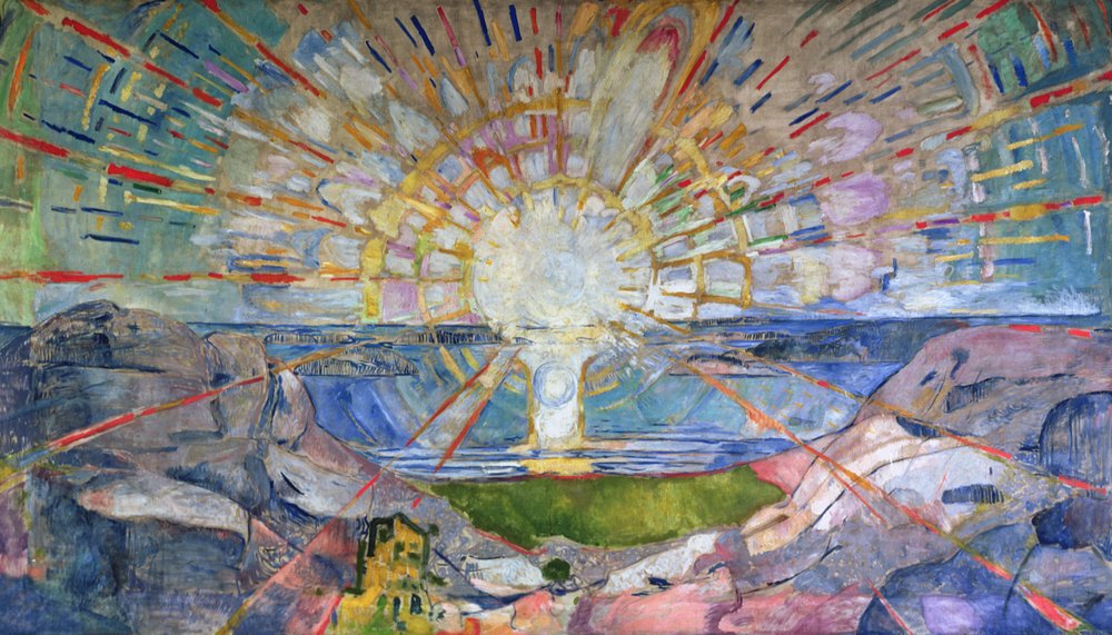 The Sun by Edvard Munch: Highest-quality art reproduction