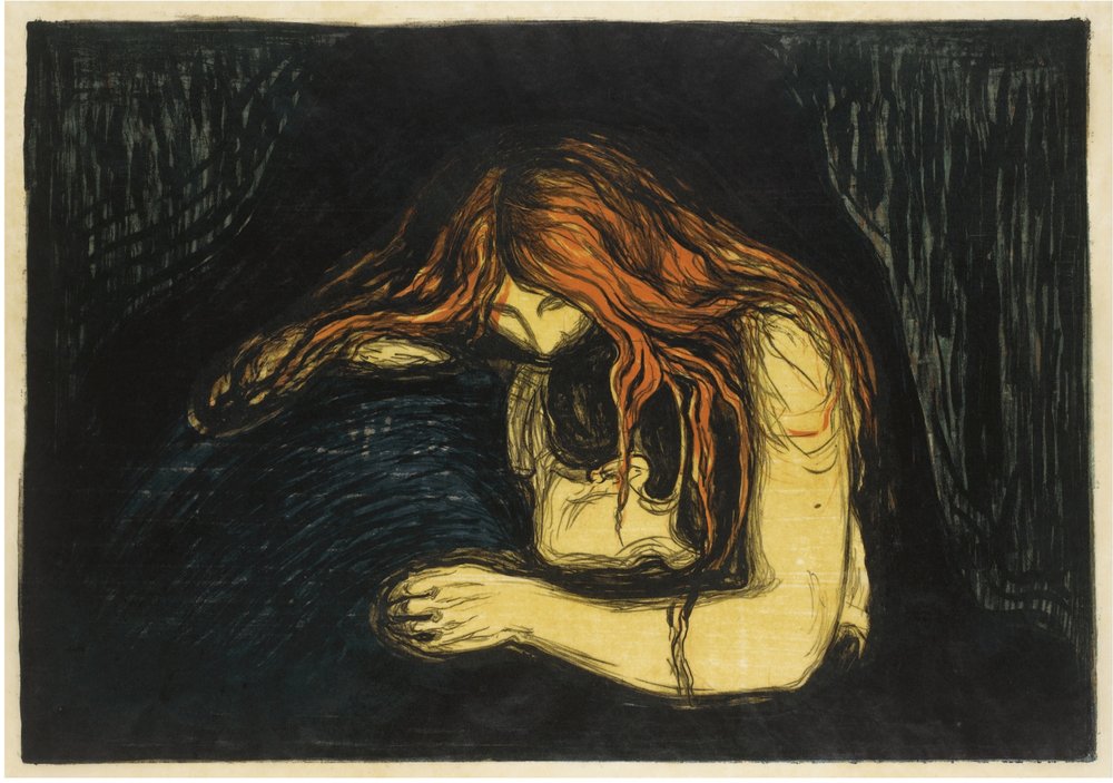 The Vampire II by Edvard Munch: Buy fine art print