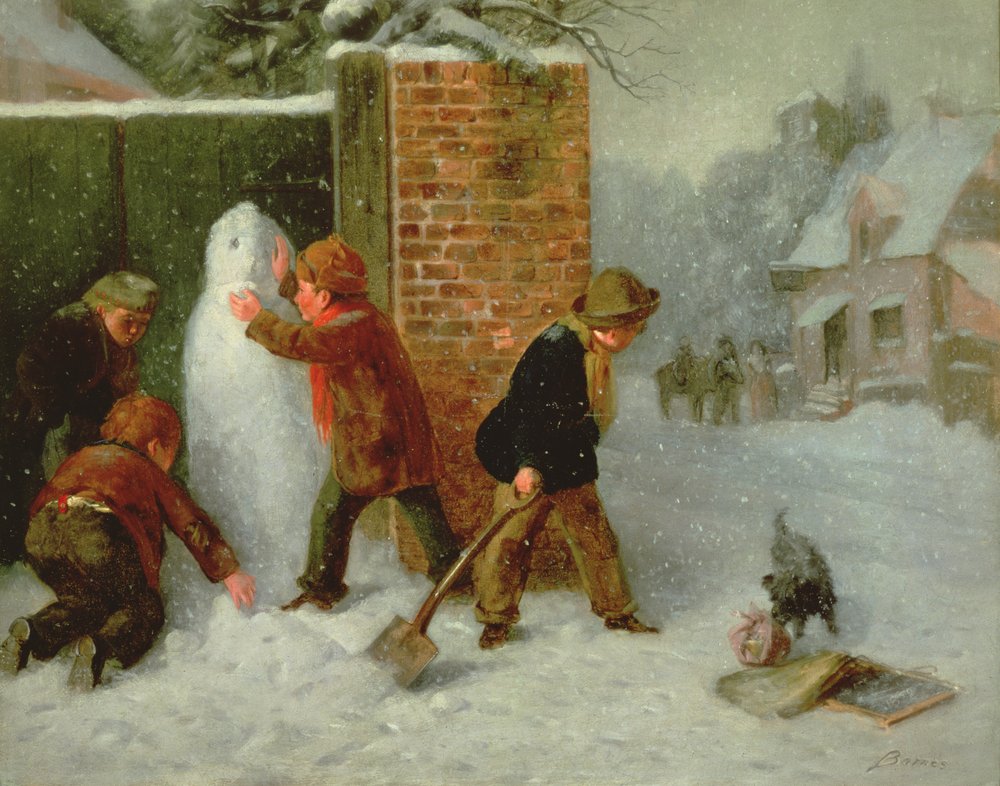 The Snowman by Edward Charles Barnes: Buy fine art print