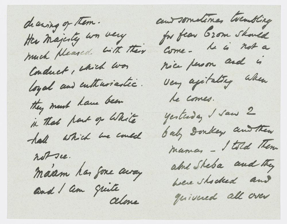 Letter to Angela Thirkell by Edward Burne-Jones