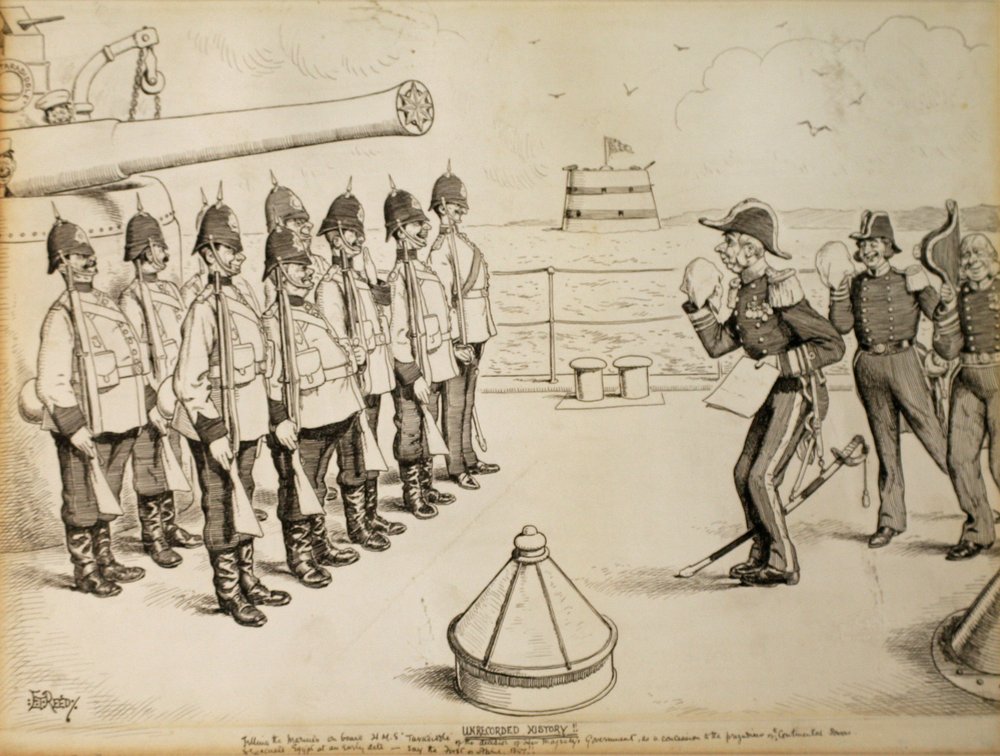 Unrecorded History! Telling to the Marines on board HMS Taradiddle the ...