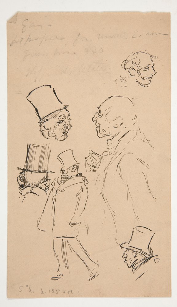 Sheet of Sketches by Edwin Austin Abbey: Fine art print