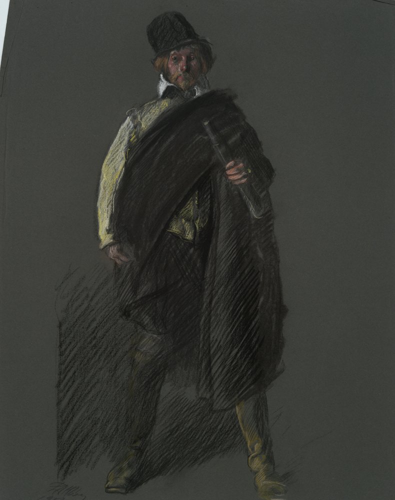 Study for the Figure of Captain Peter Minuit