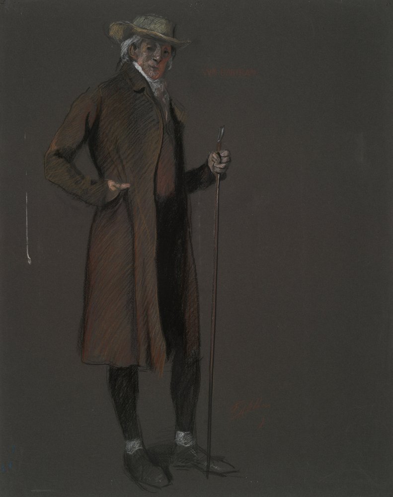 Study for the Figure of John Bartram by Edwin Austin Abbey