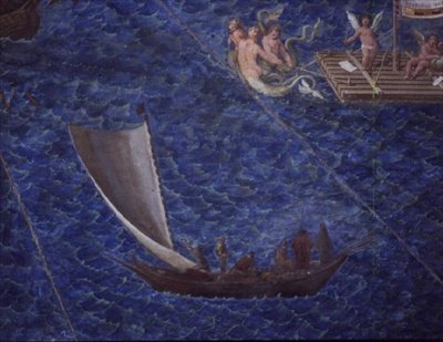 Single Sailed Boat (detail) by Egnazio Danti