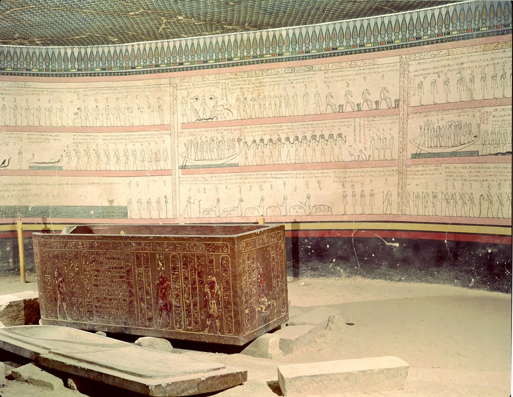 Interior of the Tomb of Tuthmosis III