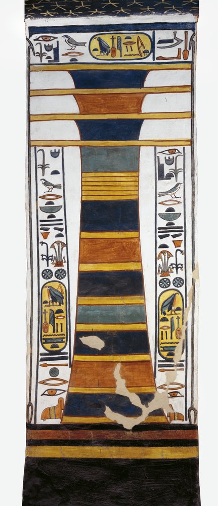 Djed Pillar Representing Osiris' Backbone Bearing Resurrection Bone ...