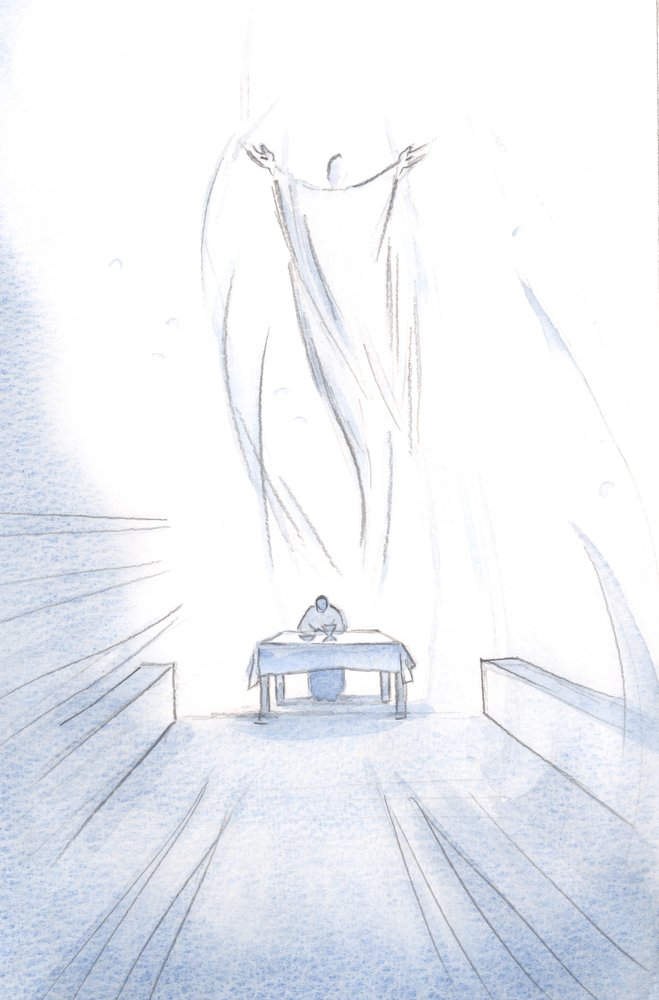 What a feast is Christ's Sacrifice of Himself on the Altar; His Angels ...