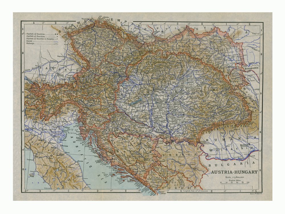 Austrian Hungarian Empire Countries