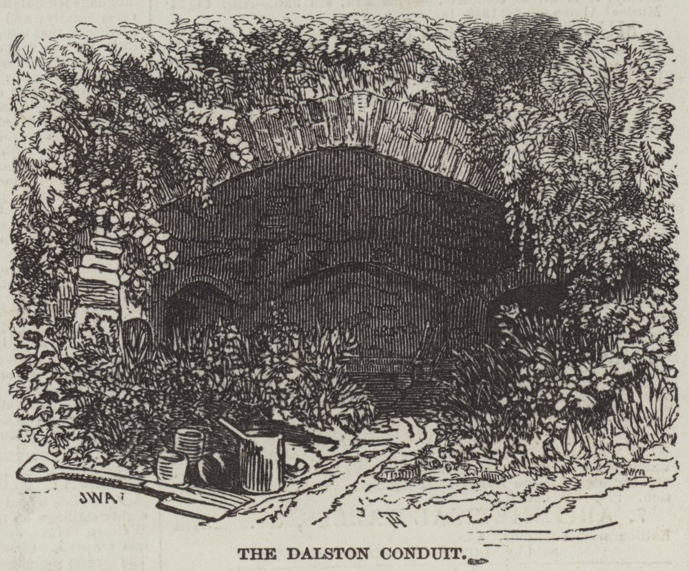 The Last of the Old London Conduits, at Dalston, in the Parish of Hackney