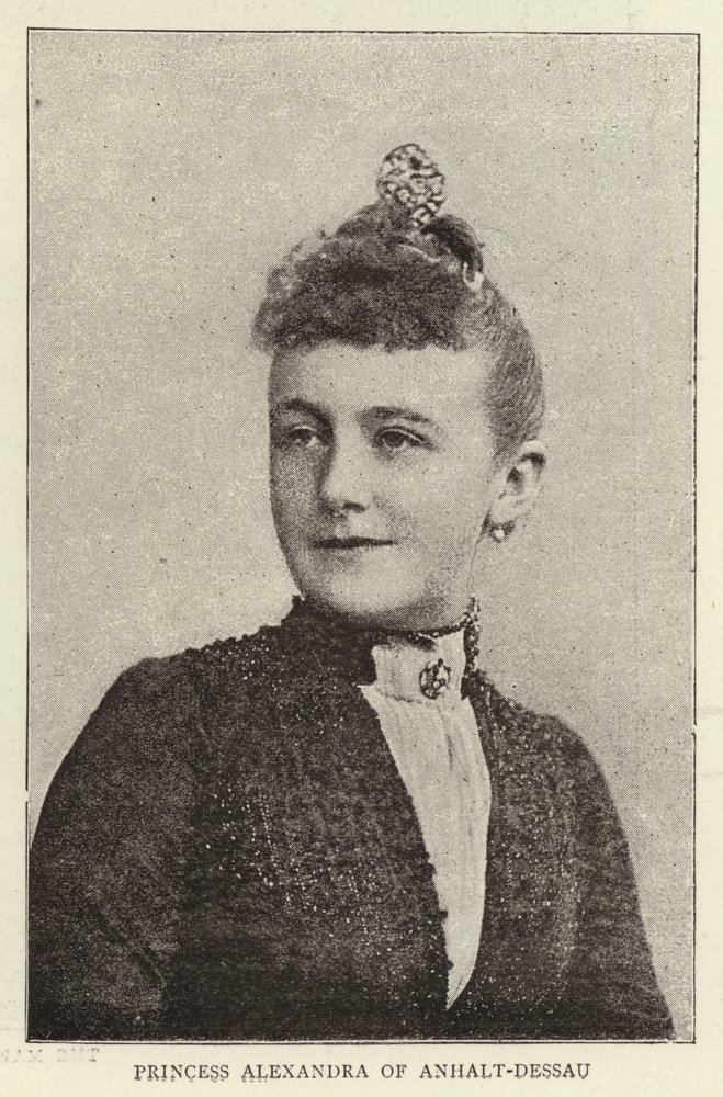 Princess Alexandra of Anhalt-Dessau by English Photographer