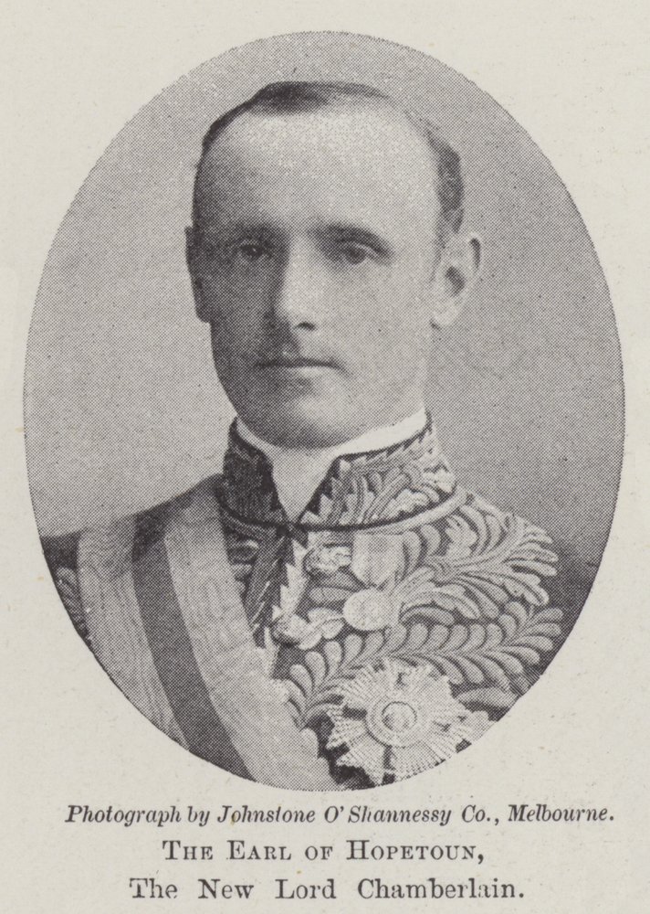 The Earl of Hopetoun, the New Lord Chamberlain