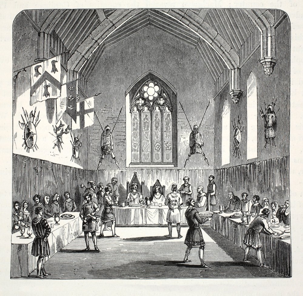 Edward the First and Queen Eleanor Keeping Their Christmas at Conway Castle