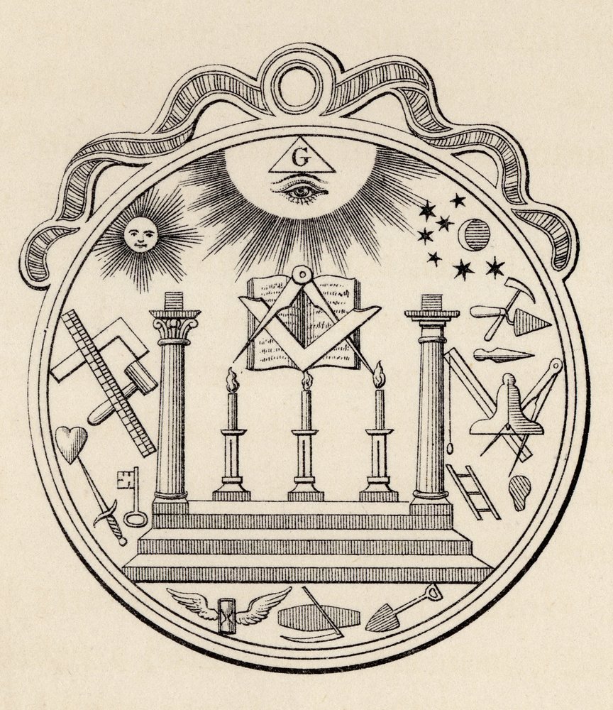 Masonic Seal, from 'The History of Freemasonry, Volume III'