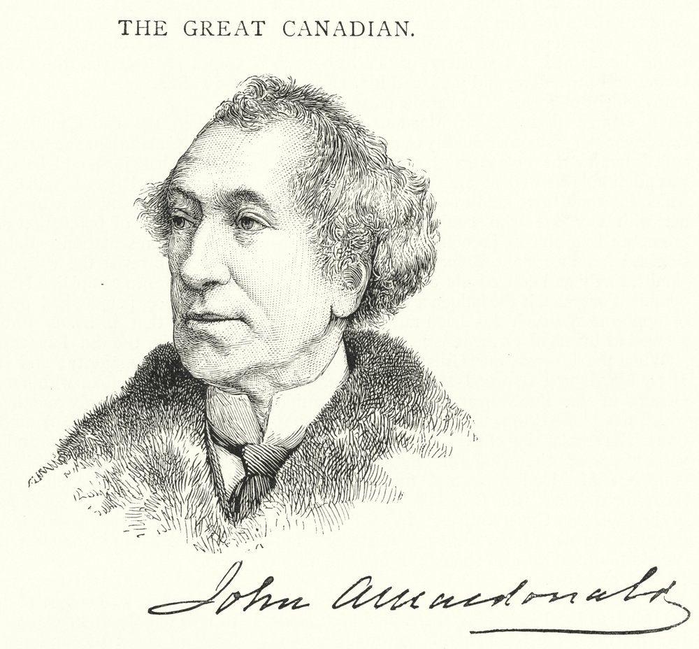 Sir John Alexander Macdonald by English School
