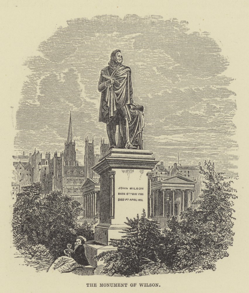 The monument of Wilson (engraving) by English School