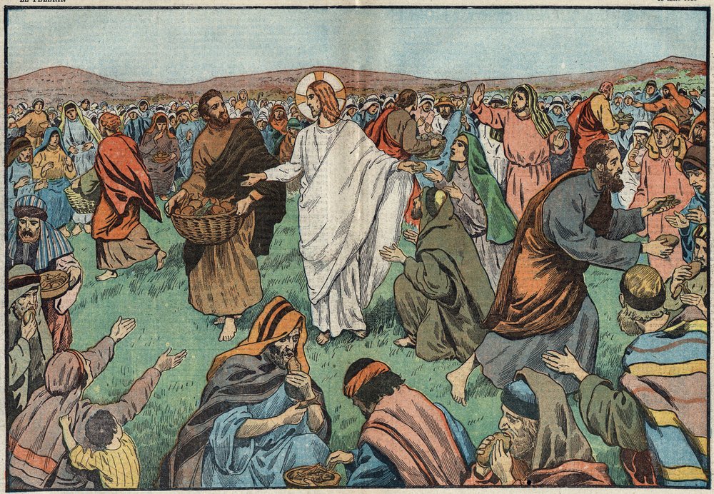 The Multiplication of Loaves: Jesus Christ Satisfies the Population by ...