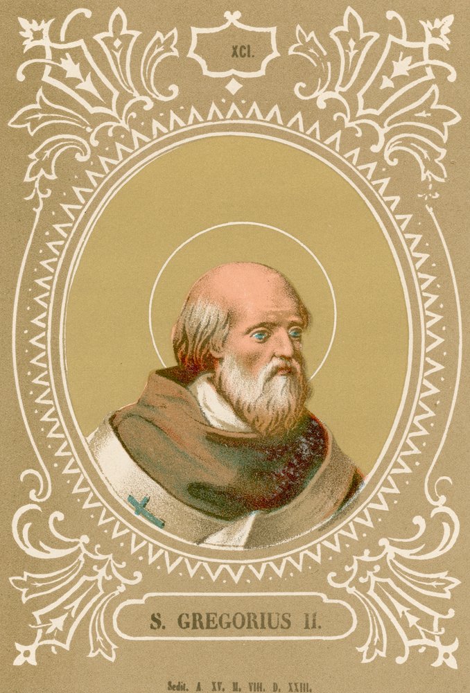 St. Gregory II by European School: Buy fine art print