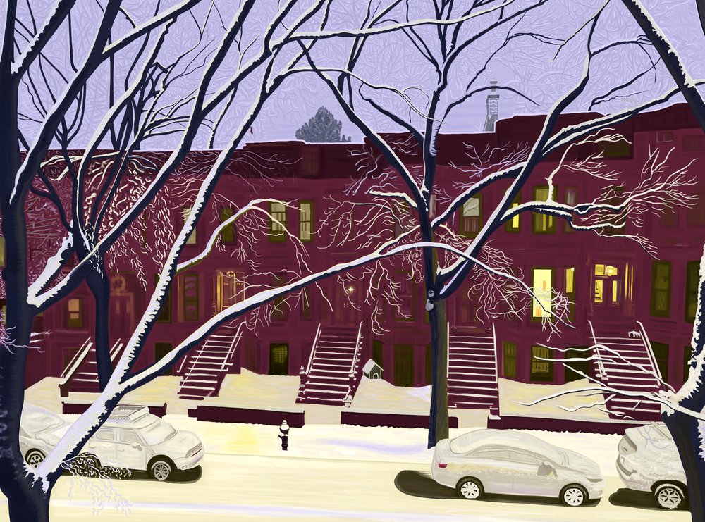First Snow, First Light by Evan Sklar: Buy fine art print