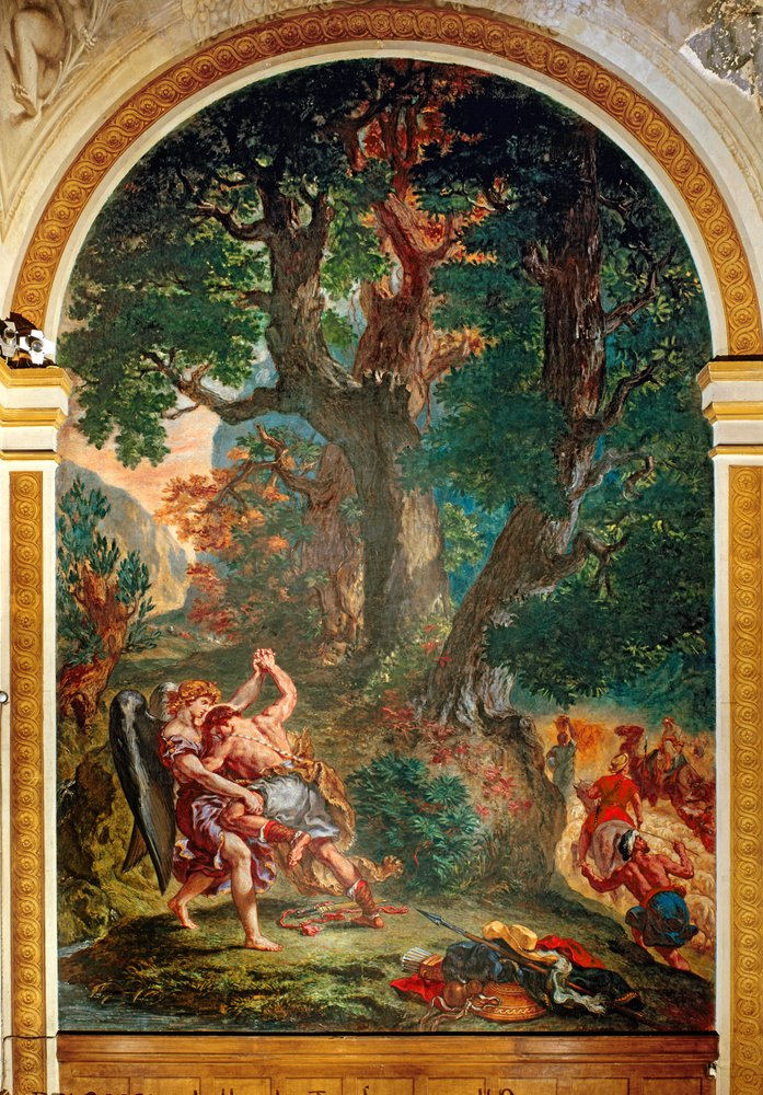 Fight between Jacob and the Angel (detail)