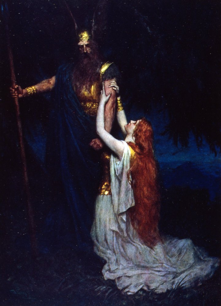 The Valkyrie by Ferdinand Leeke: Buy fine art print
