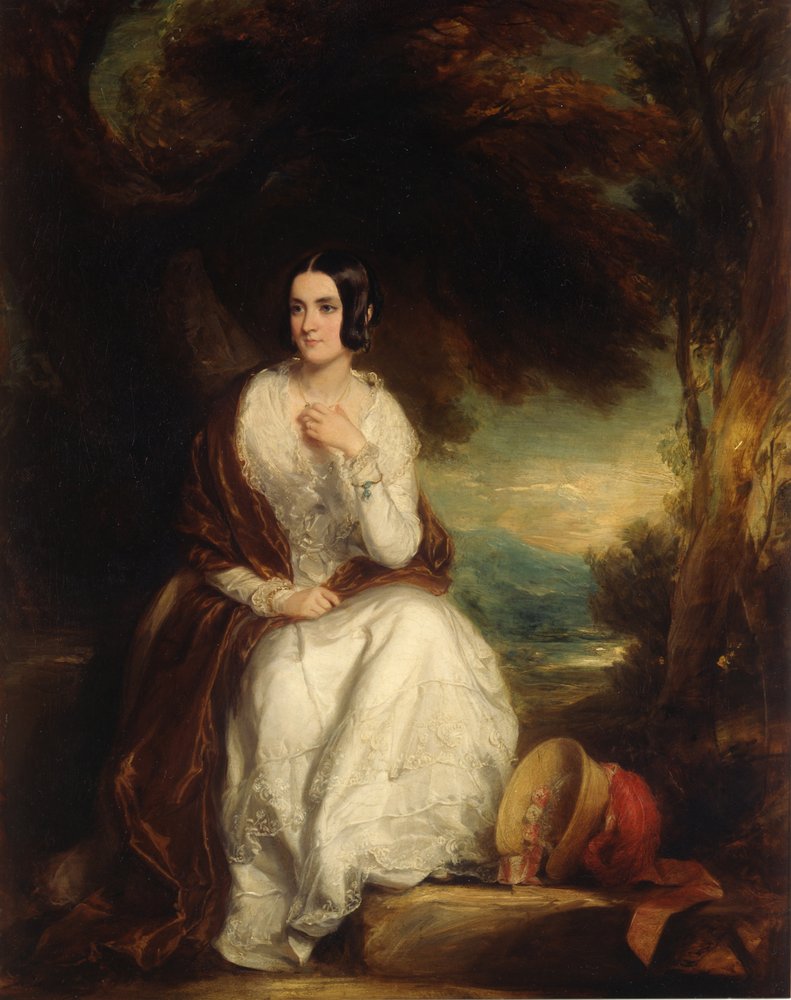 Portrait of Eleanor, wife of the 4th Duke of Northumberland, c.1844 ...