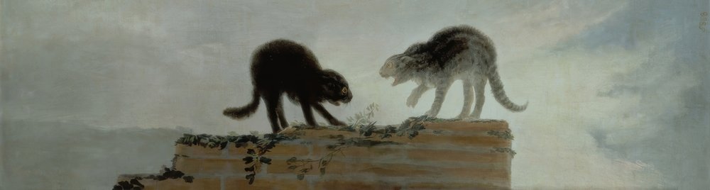 Cats Fighting by Francisco de Goya: Buy fine art print