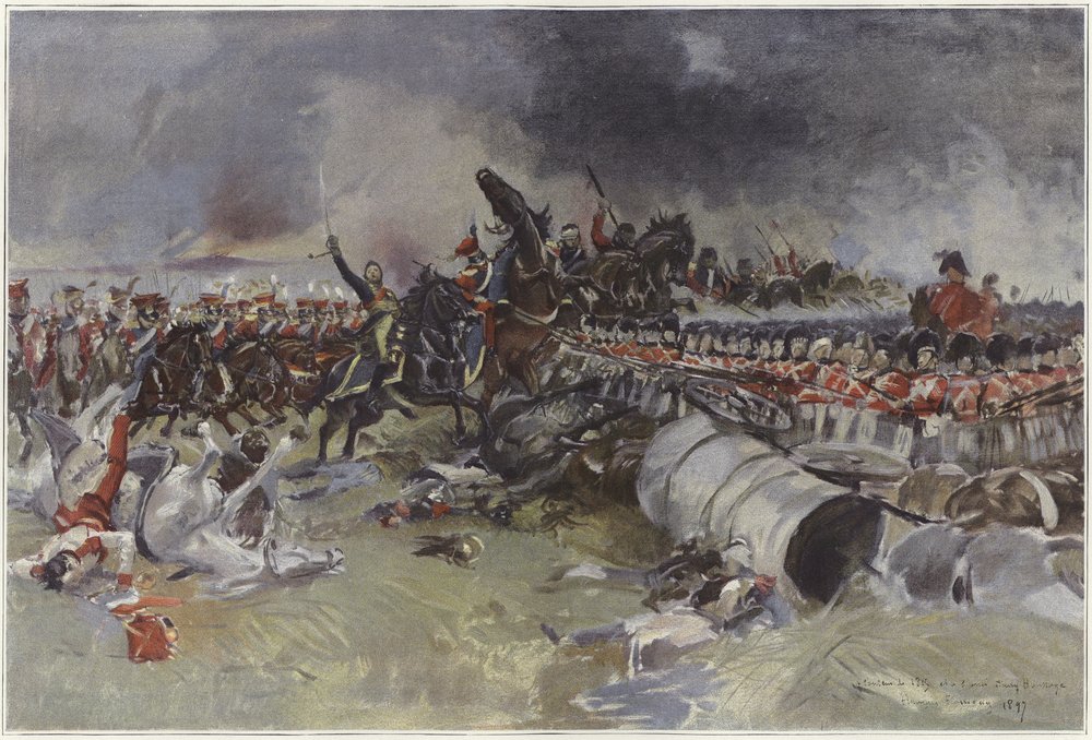 Battle of Waterloo by Francois Flameng: Buy fine art print